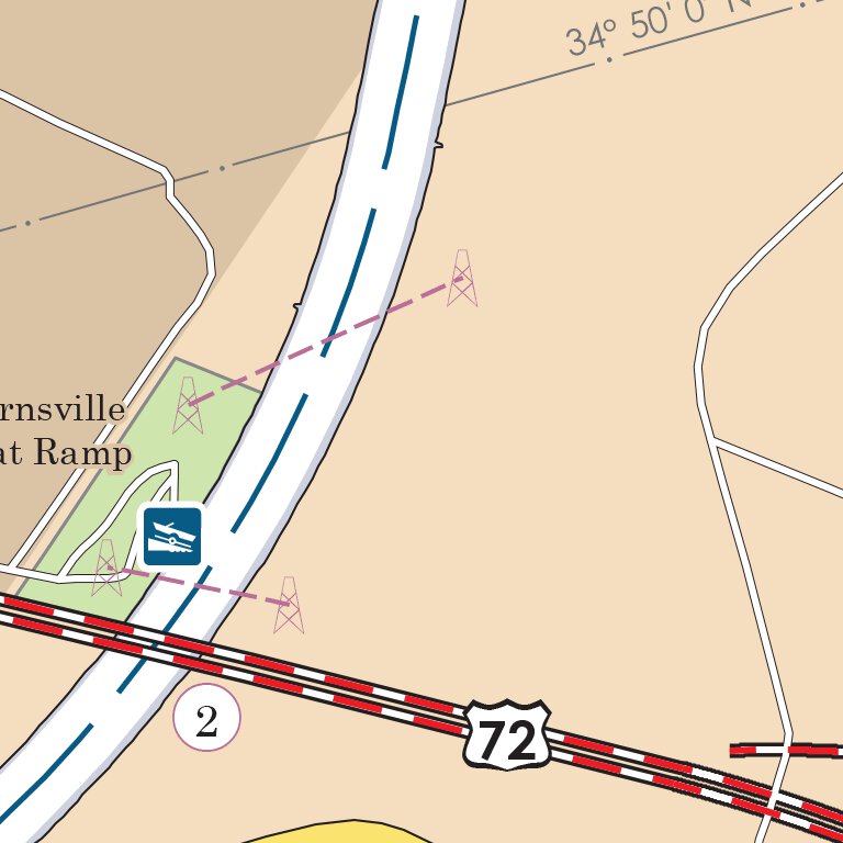Tennessee-Tombigbee Waterway Chart 04: Historic Miles 434-438 Map by US ...
