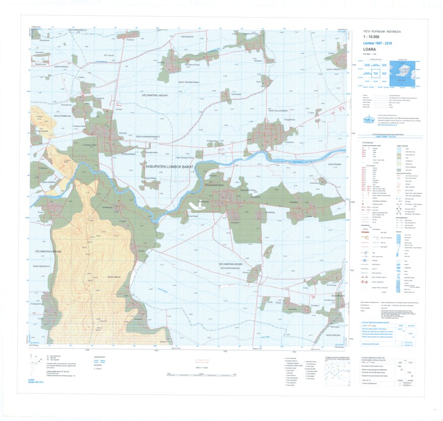 Loara (1807-2319) Map by Badan Informasi Geospasial | Avenza Maps