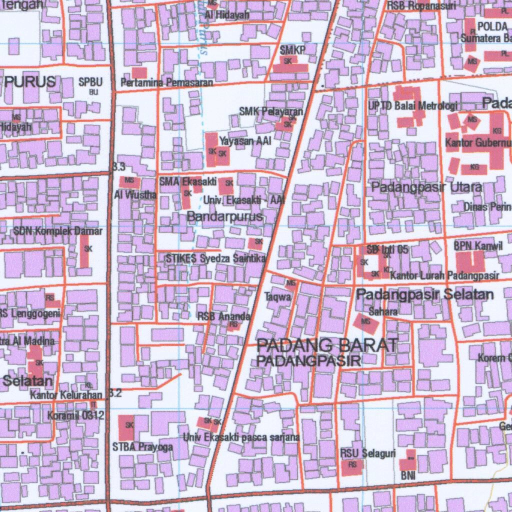 Padang (0715-3216) Map by Badan Informasi Geospasial | Avenza Maps