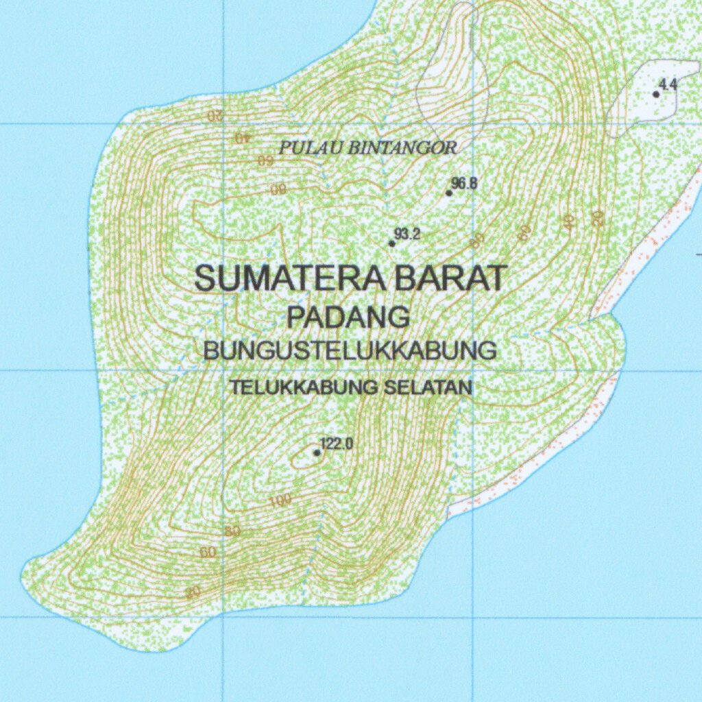 Pulau Bintangor (0714-6418) Map by Badan Informasi Geospasial | Avenza Maps