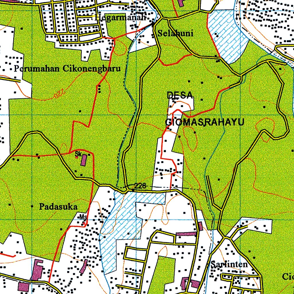 Cikoneng (1209-1431) Map by Badan Informasi Geospasial | Avenza Maps