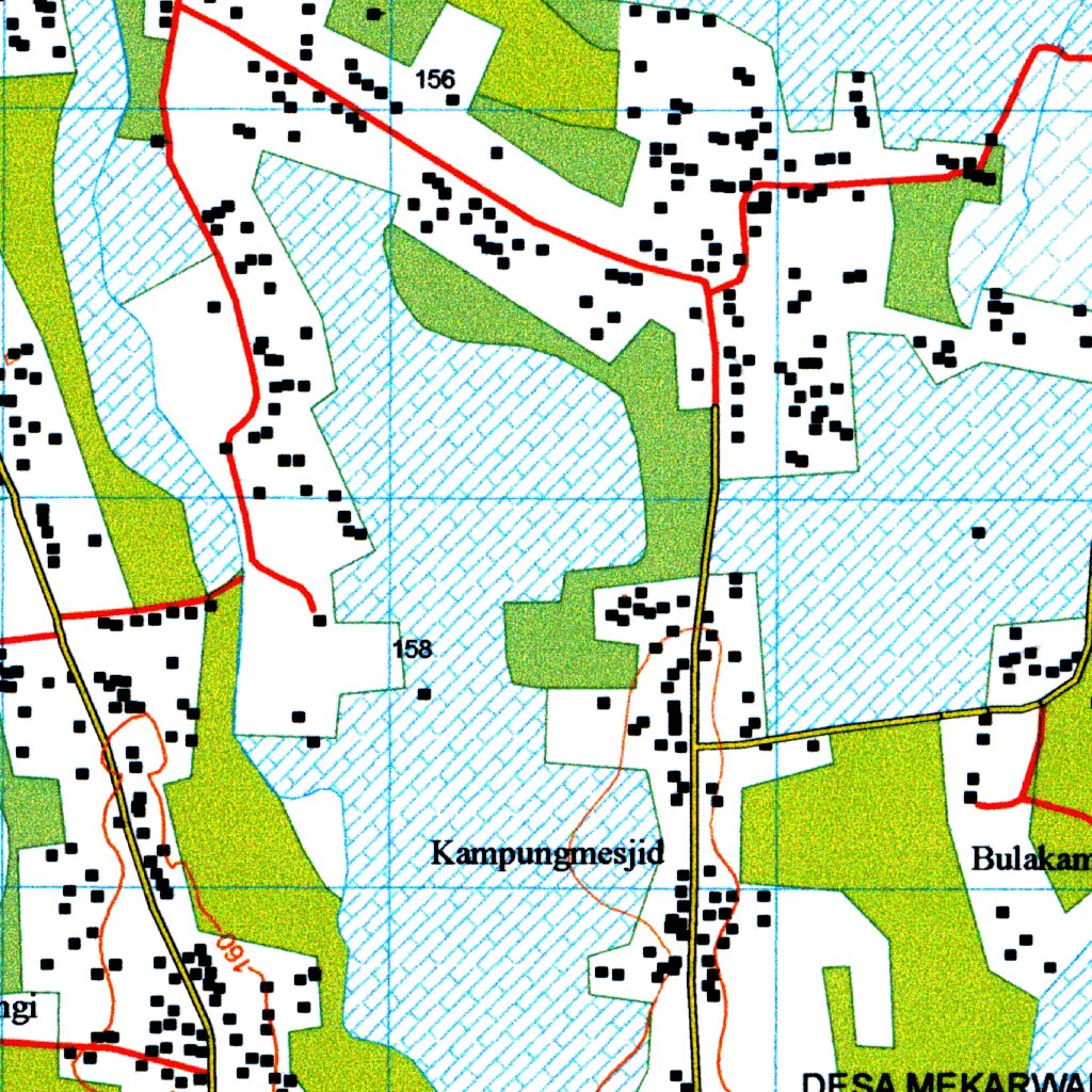 Kemang (1209-1437) Map by Badan Informasi Geospasial | Avenza Maps