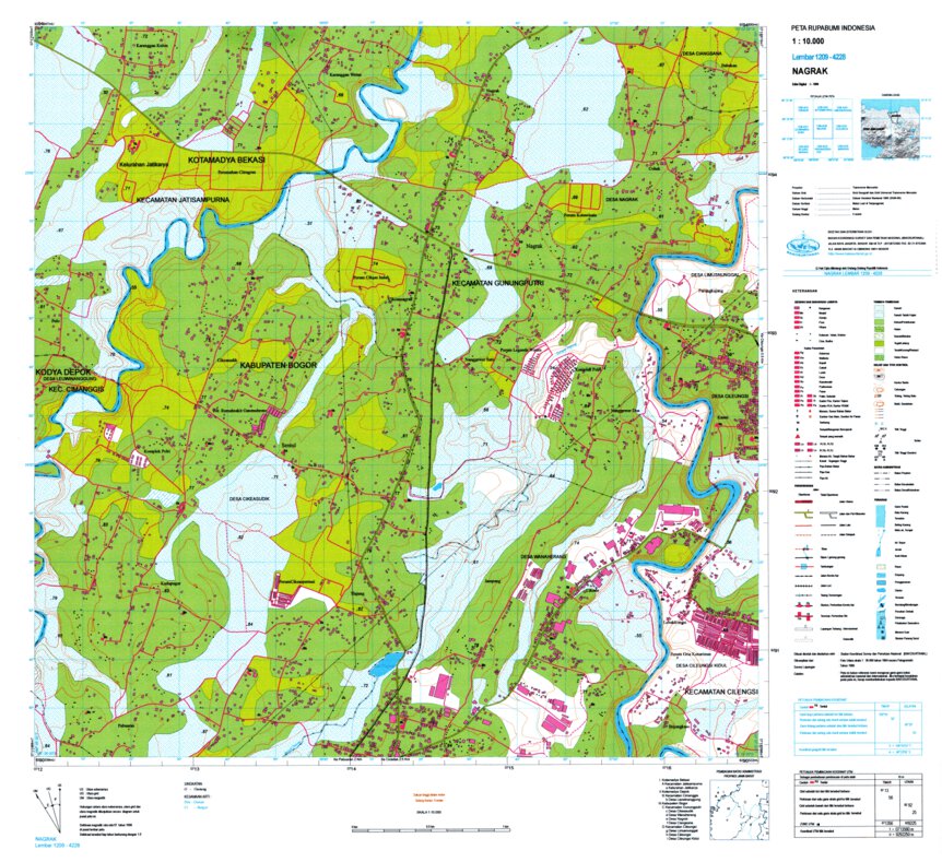 Nagrak (1209-4228) Map by Badan Informasi Geospasial | Avenza Maps