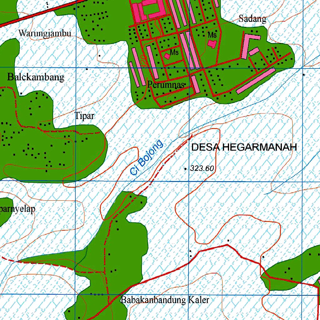 Bojong (1209-2145) Map by Badan Informasi Geospasial | Avenza Maps
