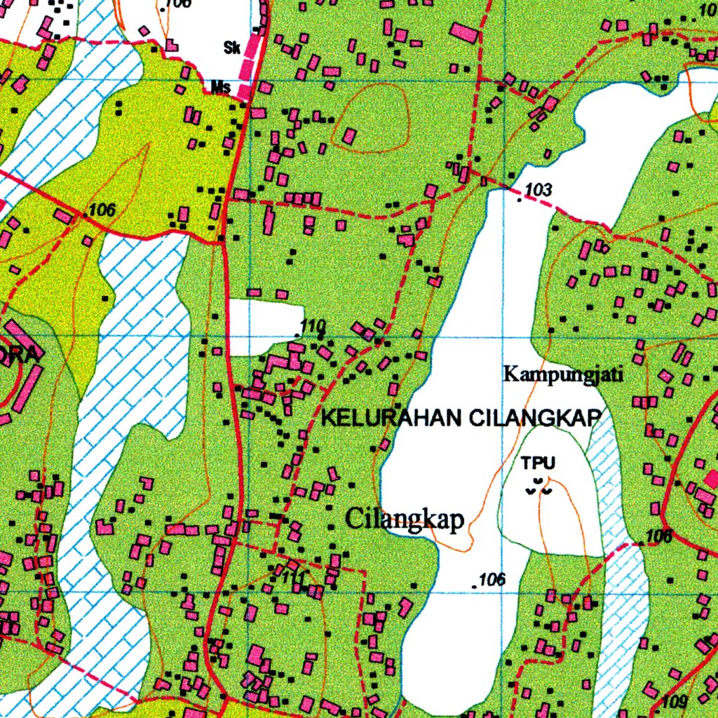 Cilodong (1209-4216) Map by Badan Informasi Geospasial | Avenza Maps