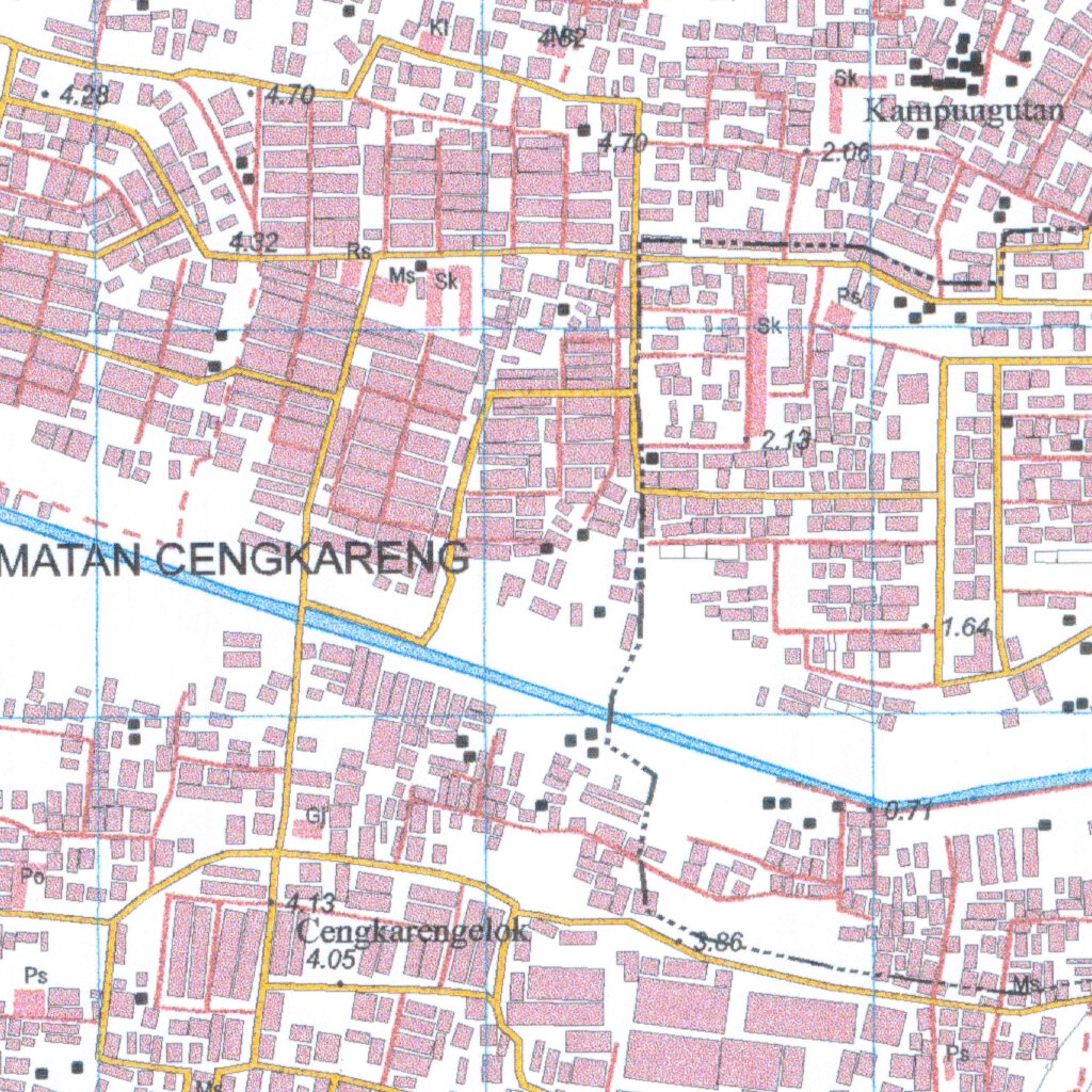 Cengkareng Barat (1209-4329) Map by Badan Informasi Geospasial | Avenza ...