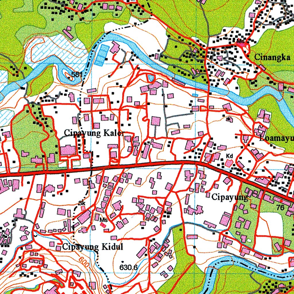 Cipayung (1209-1427) Map by Badan Informasi Geospasial | Avenza Maps