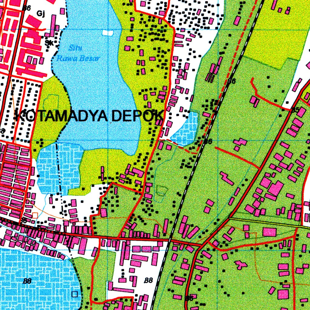 Depok (1209-4218) Map by Badan Informasi Geospasial | Avenza Maps