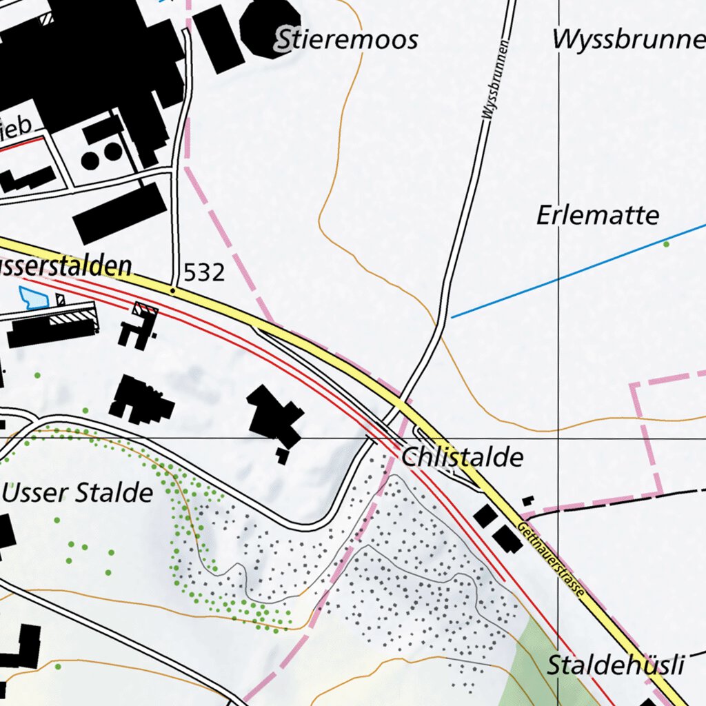 Ettiswil, 1:10,000 Map by SwissTopo | Avenza Maps