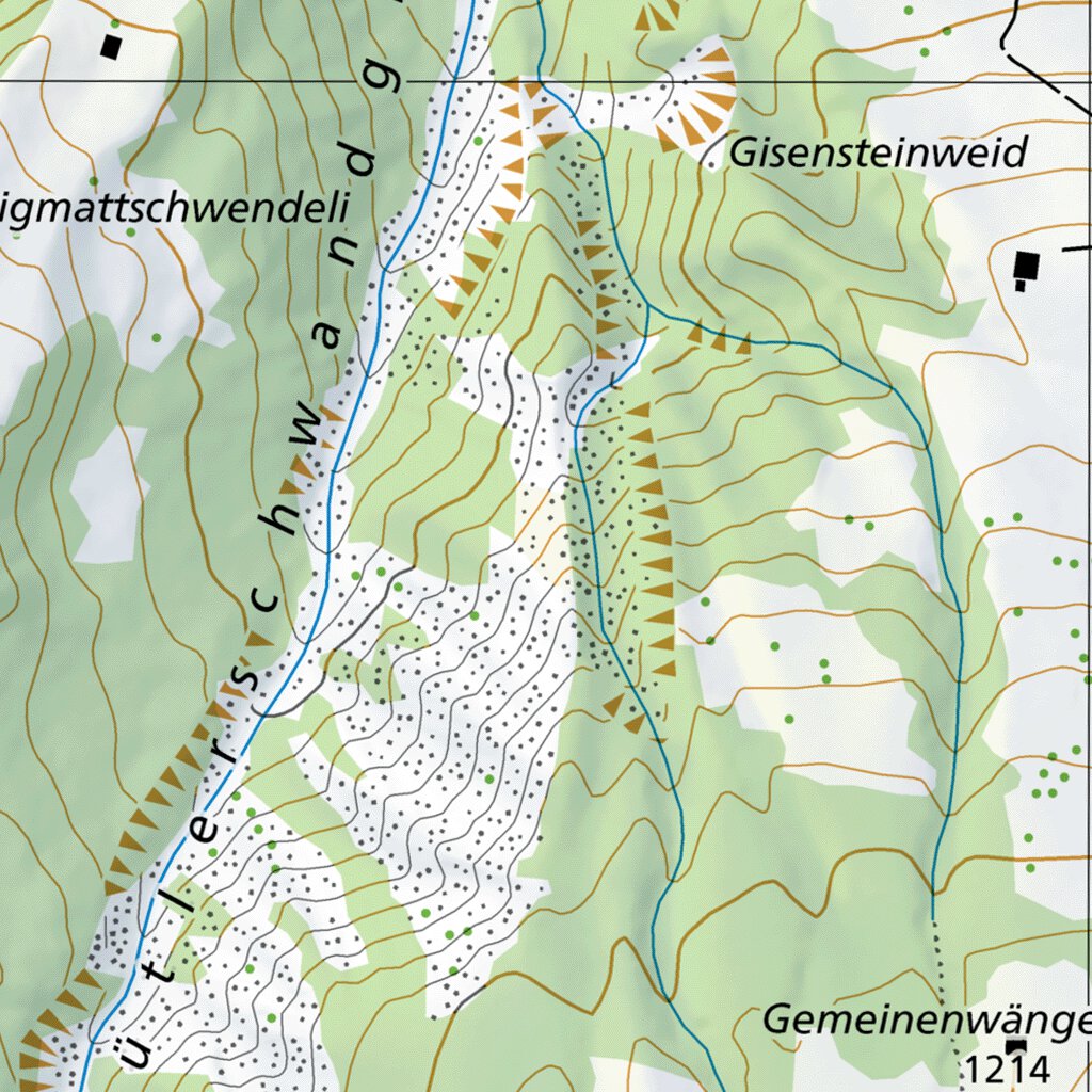 Schangnau, 1:10,000 Map by SwissTopo | Avenza Maps