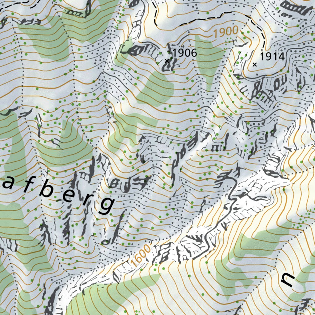 Kerns 2, 1:10,000 Map by SwissTopo | Avenza Maps