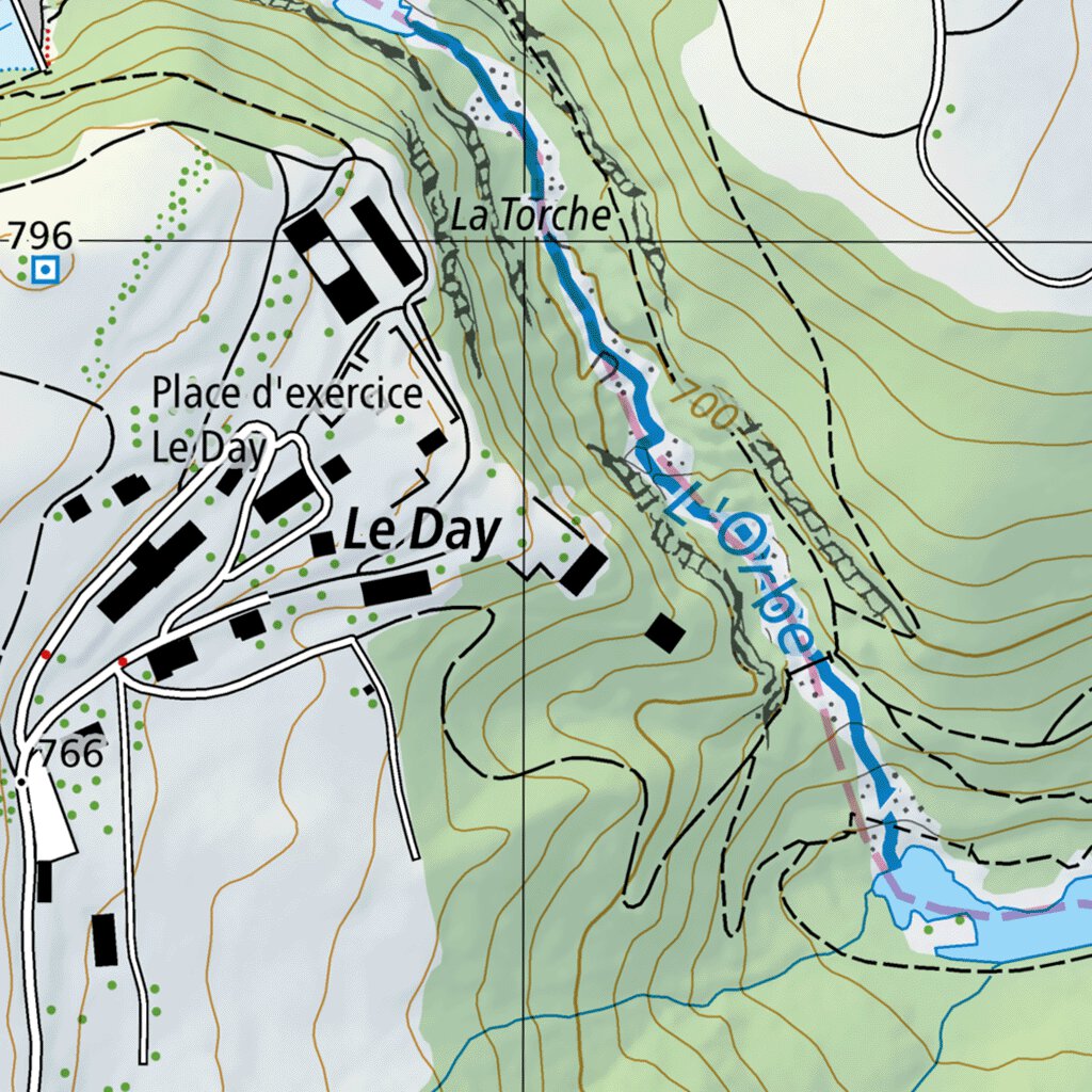 Vallorbe, 1:10,000 Map by SwissTopo | Avenza Maps