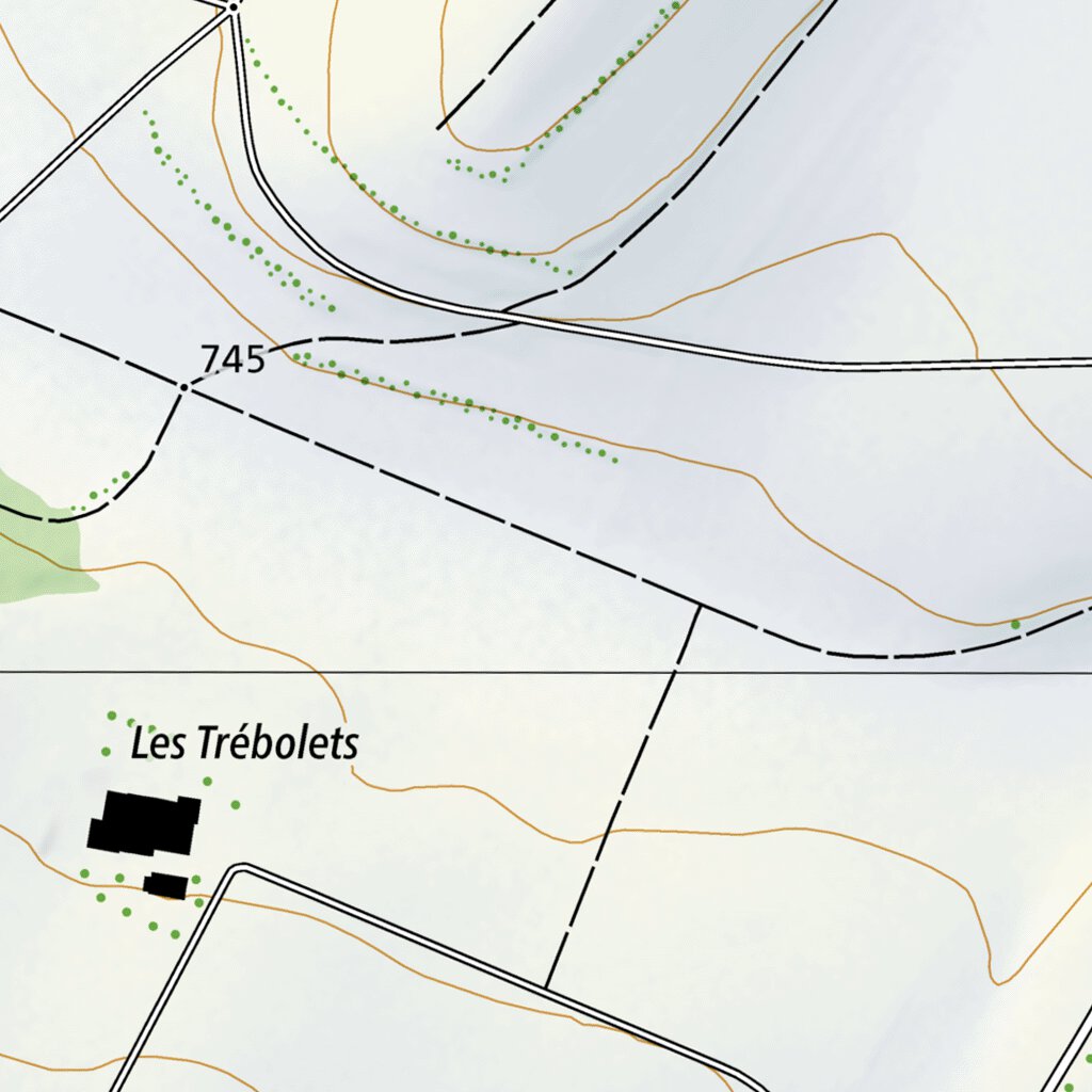 Moudon, 1:10,000 Map by SwissTopo | Avenza Maps