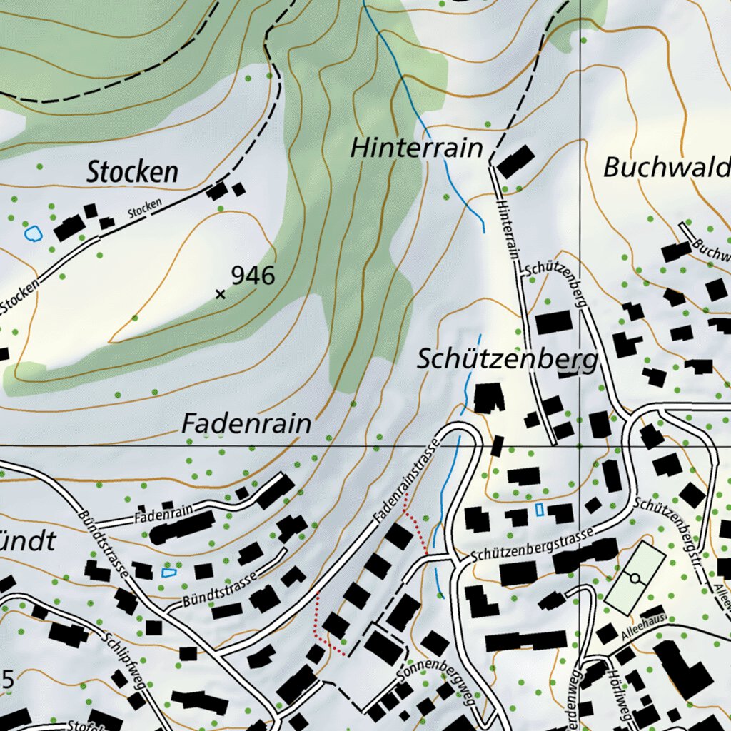 Teufen, 1:10,000 Map by SwissTopo | Avenza Maps