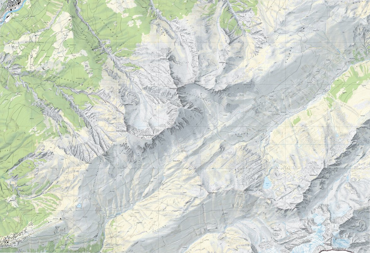 Grengiols 1, 1:10,000 Map by SwissTopo | Avenza Maps