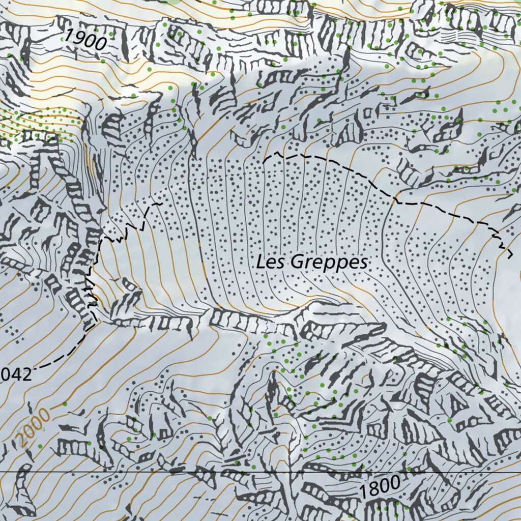 Vouvry, 1:10,000 Map by SwissTopo | Avenza Maps