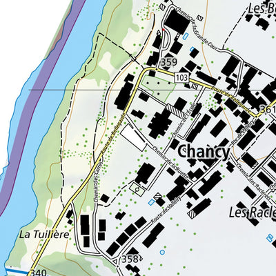 Chancy 1, 1:10,000 Map by SwissTopo | Avenza Maps