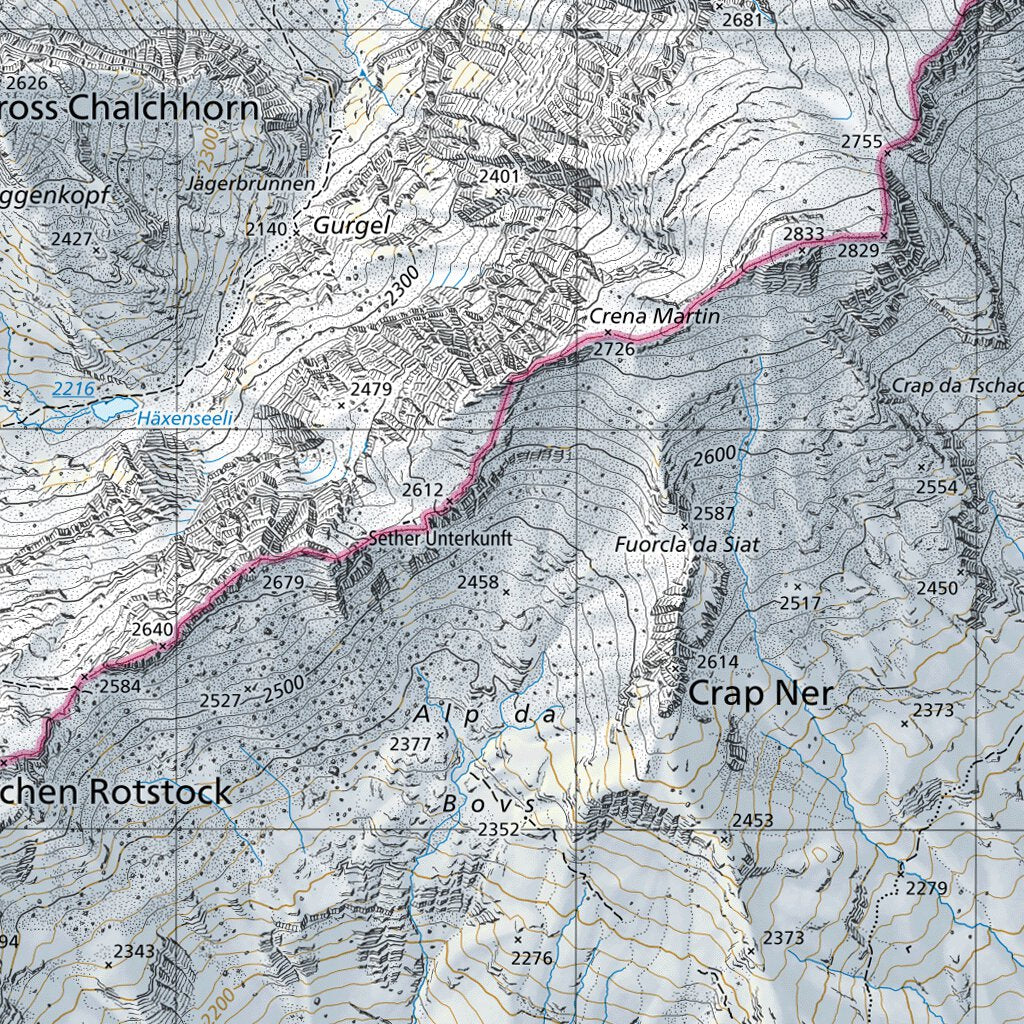 Scuol, 1:25,000 Map by SwissTopo | Avenza Maps