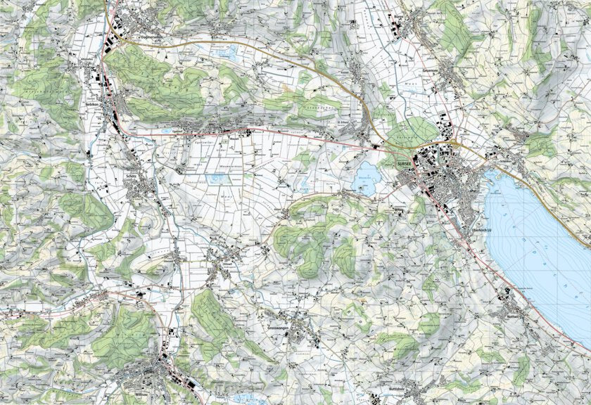 Zug, 1:25,000 Map by SwissTopo | Avenza Maps