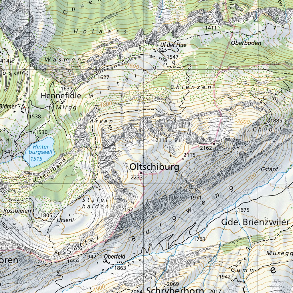Beatenberg, 1:25,000 Map by SwissTopo | Avenza Maps