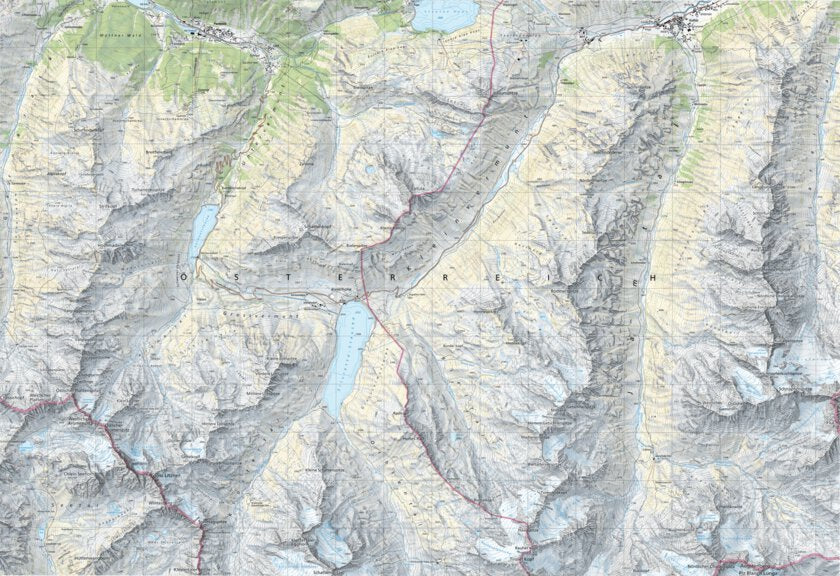 Samnaun, 1:25,000 Map by SwissTopo | Avenza Maps