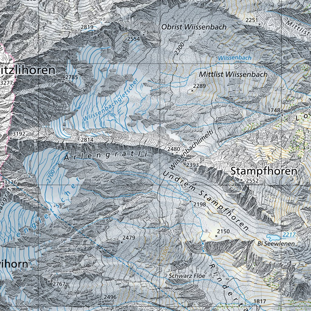 Grindelwald, 1:25,000 Map by SwissTopo | Avenza Maps