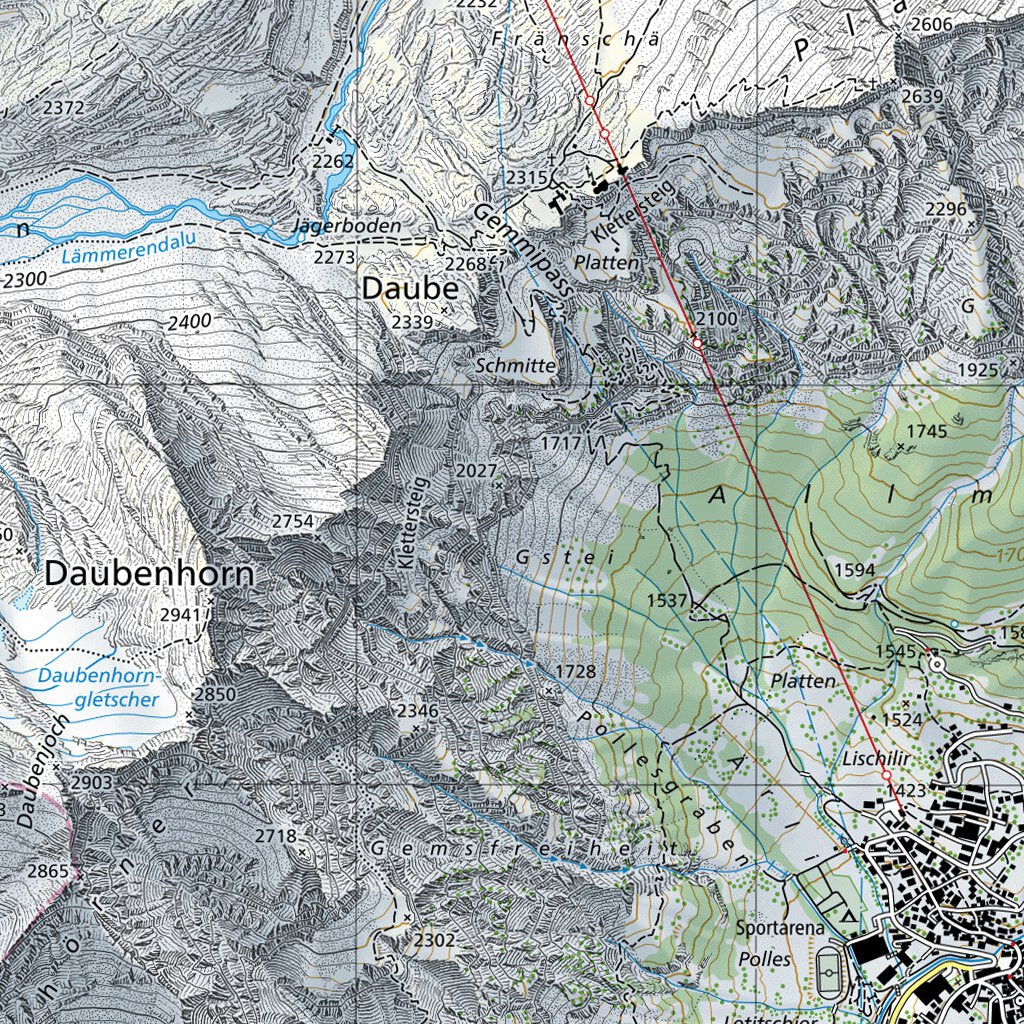 Binntal, 1:25,000 Map by SwissTopo | Avenza Maps