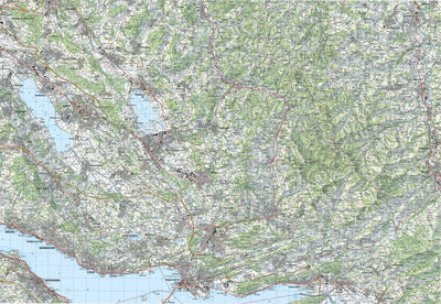Rapperswil, 1:50,000 Map by SwissTopo | Avenza Maps