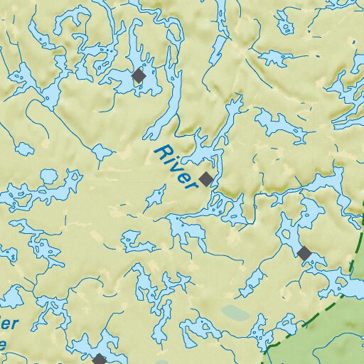 NWON74 Pikangikum - Northwestern Ontario Topo Map by Backroad Mapbooks ...