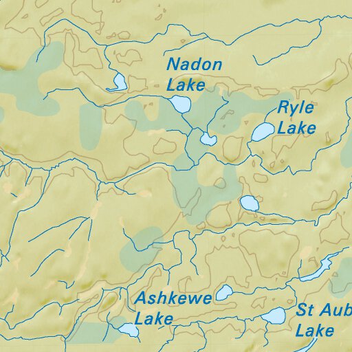 NWON76 Cat Lake - Northwestern Ontario Topo Map by Backroad Mapbooks ...
