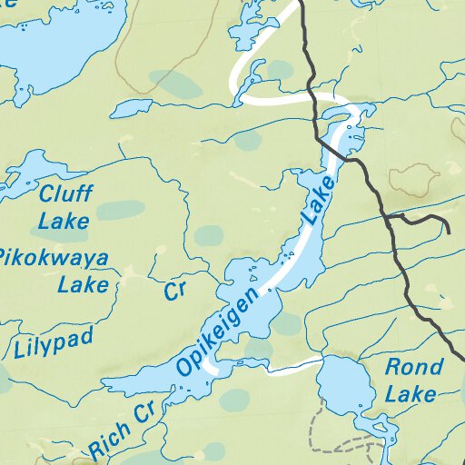 NWON79 Eabametoong - Fort Hope - Northwestern Ontario Topo Map by ...