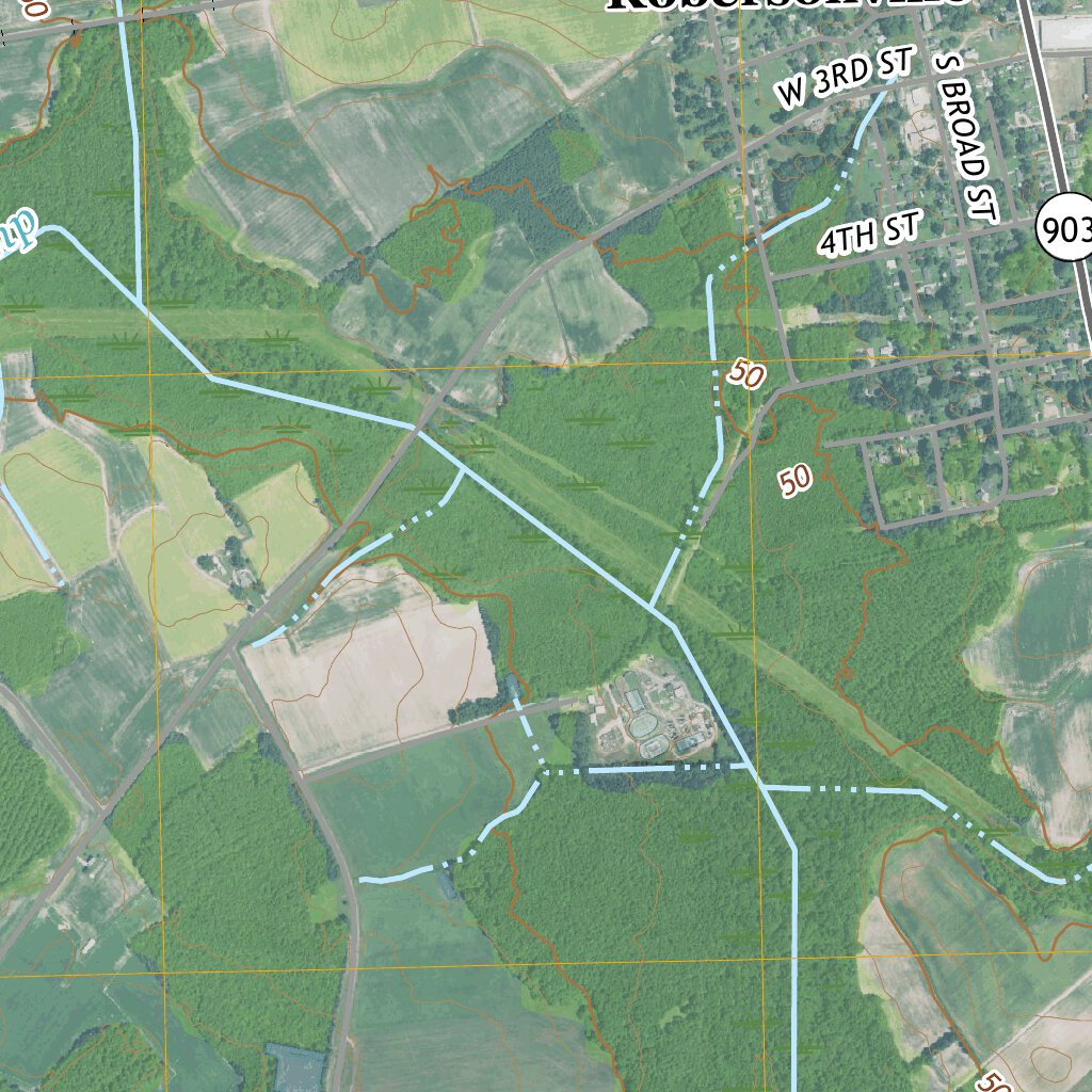 Robersonville, NC (2019, 24000-Scale) Map by United States Geological ...