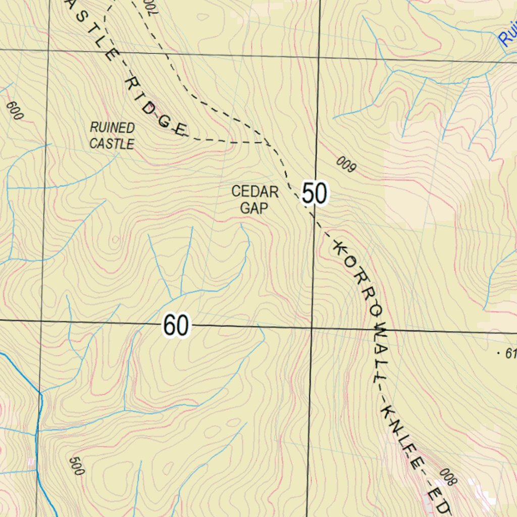 UTA100 - Overall Course Map 2021 by Ultra-Trail Australia | Avenza Maps