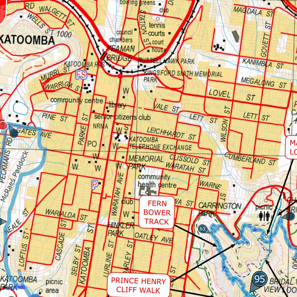 UTA100 - Overall Course Map 2021 by Ultra-Trail Australia | Avenza Maps