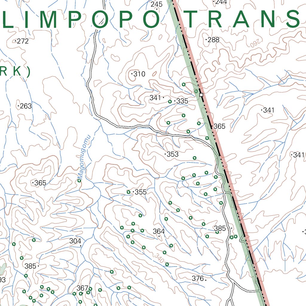 2231AD PAFURI Map by Chief Directorate: National Geo-spatial ...