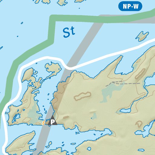 NWON66 Lake St Joseph - Northwestern Ontario Topo Map by Backroad ...
