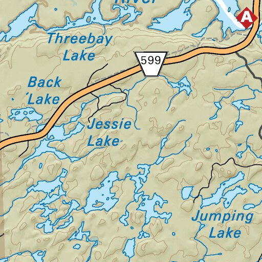 NWON39 Sturgeon Lake - Northwestern Ontario Topo Map by Backroad ...