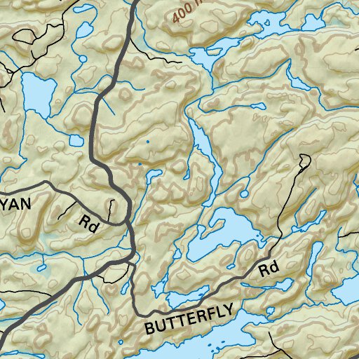NWON47 Sydney Lake - Northwestern Ontario Topo Map by Backroad Mapbooks ...