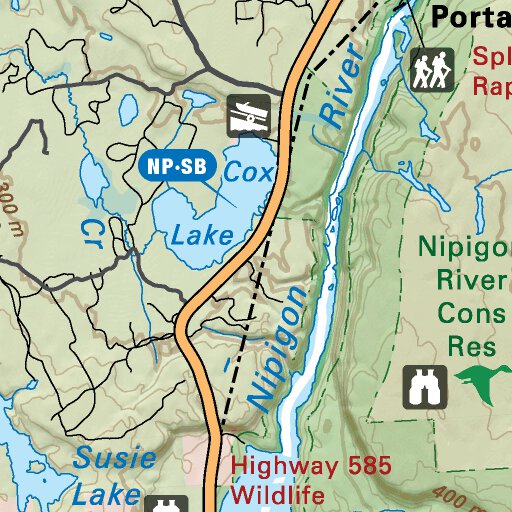 NWON30 Nipigon - Northwestern Ontario Topo Map by Backroad Mapbooks ...