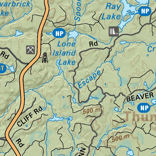 NWON16 Loon - Northwestern Ontario Topo Map by Backroad Mapbooks ...