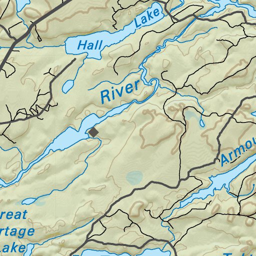 NWON50 Lac Seul - Northwestern Ontario Topo Map by Backroad Mapbooks ...