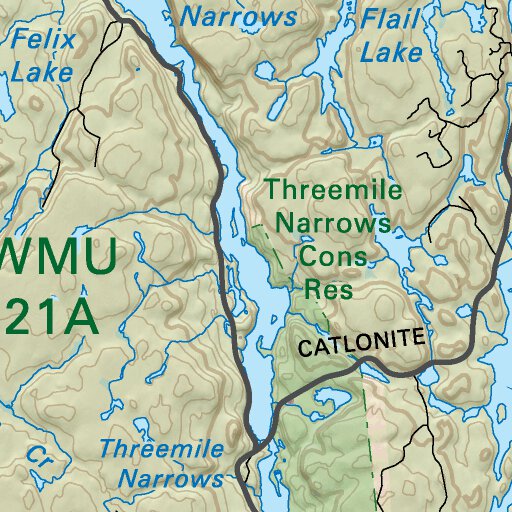 NWON32 Steel River Provincial Park - Northwestern Ontario Topo Map by ...