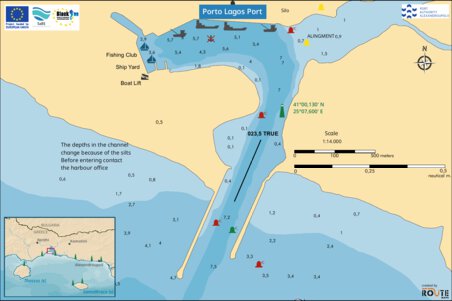 Porto Lagos Port, Greece | ROUTE maps Map by ROUTE maps | Avenza Maps