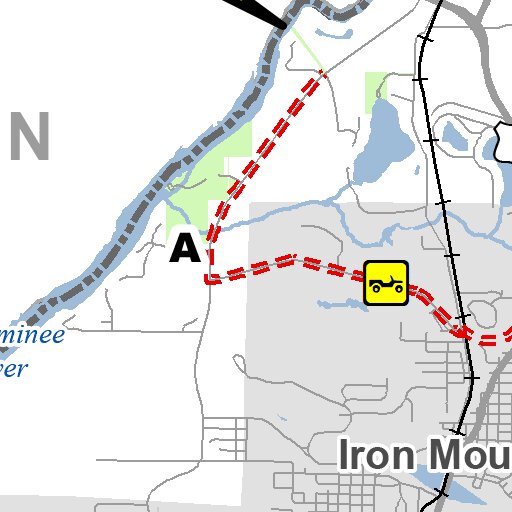 A Route (Map 15) by MI DNR | Avenza Maps