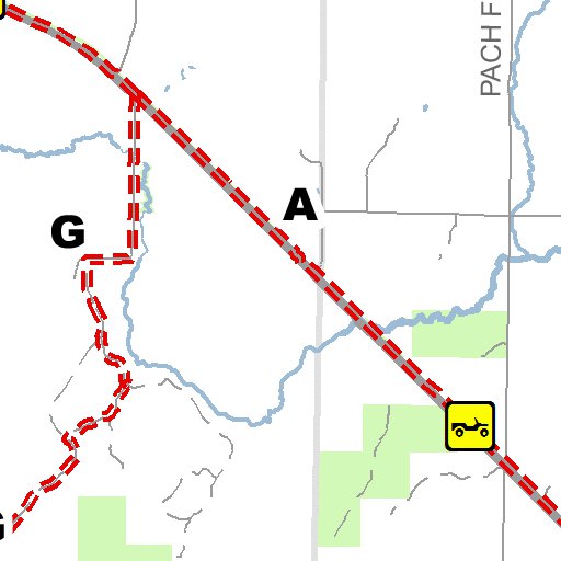 A Route (Map 13) by MI DNR | Avenza Maps