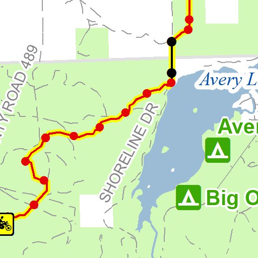 Atlanta To Hunt Creek MCCCT South Map by MI DNR | Avenza Maps