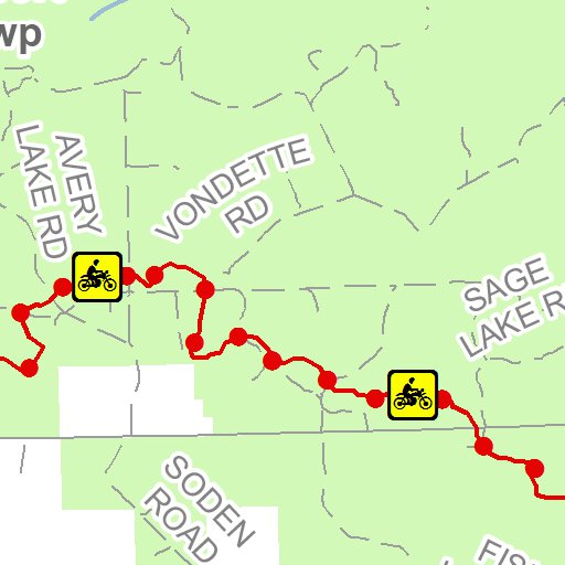 Atlanta To Hunt Creek MCCCT South Map by MI DNR | Avenza Maps