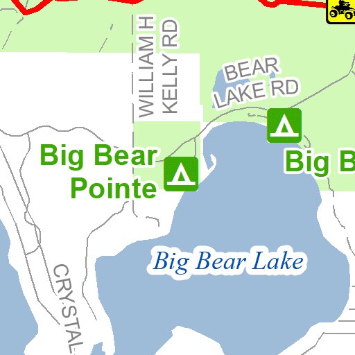 Big Bear Trail Map by MI DNR | Avenza Maps