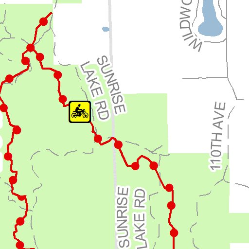 Evart Motorcycle Trail Map by MI DNR | Avenza Maps