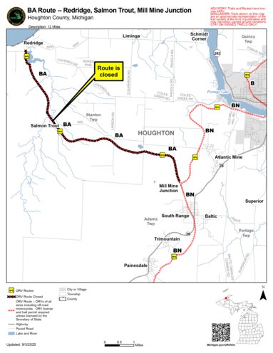 BA Route Map by MI DNR | Avenza Maps